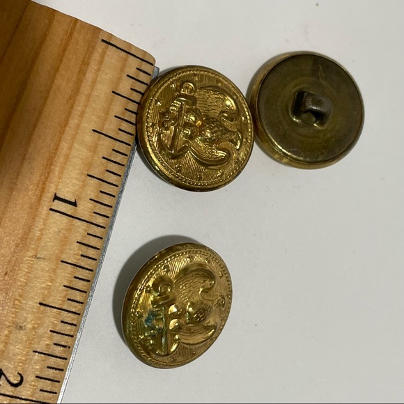 Vintage military naval | Office | Vintage Military Navy Uniform Buttons ...